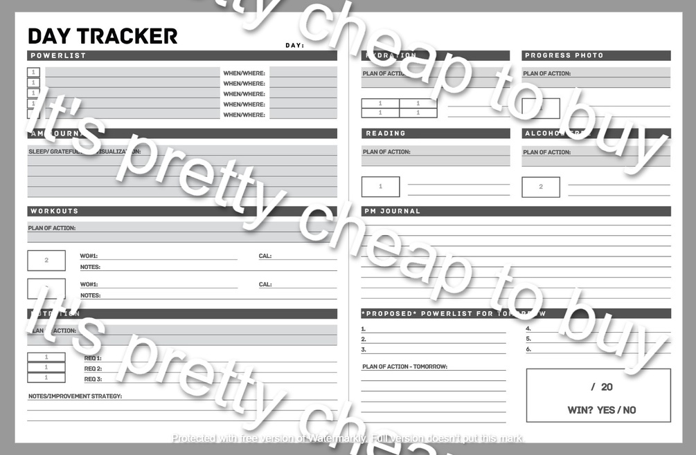 Hard 75 Journal/Tracker