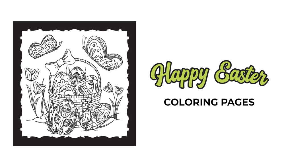 Happy Easter Coloring Pages