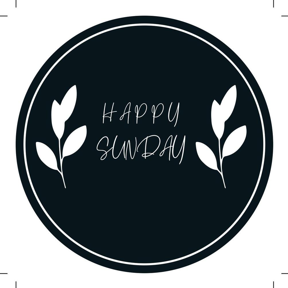 happy sunday sticker