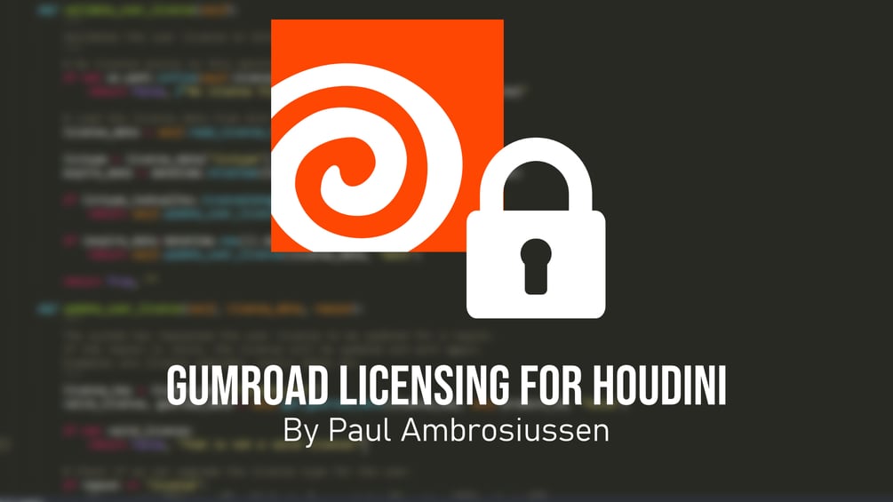 Gumroad Licensing for Houdini