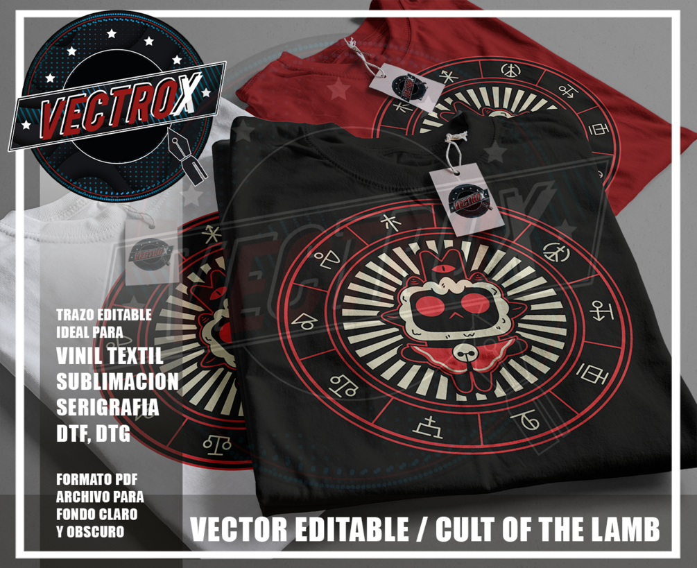 Vector Editable - Cult of The Lamb