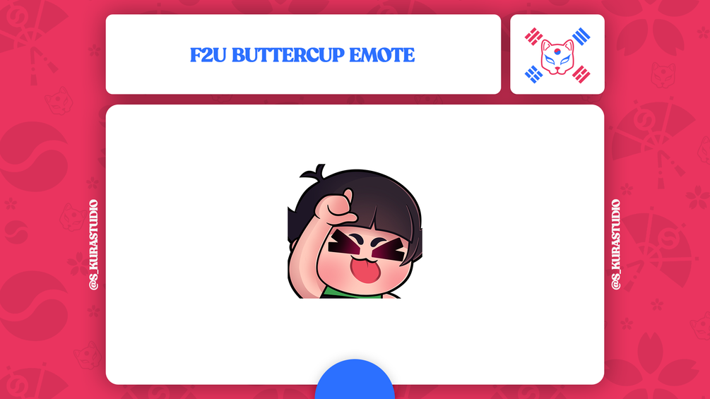 F2U Buttercup Emote for Twitch & Discord