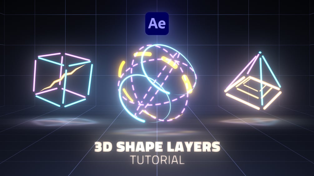 Simple 3D Shapes | Free After Effects Project File