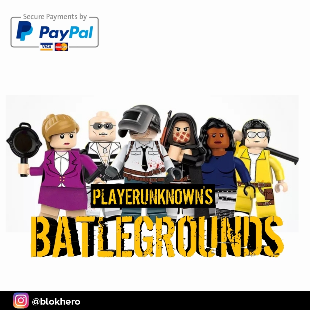 PUBG Lego Minifigures Survival Gaming For Kids