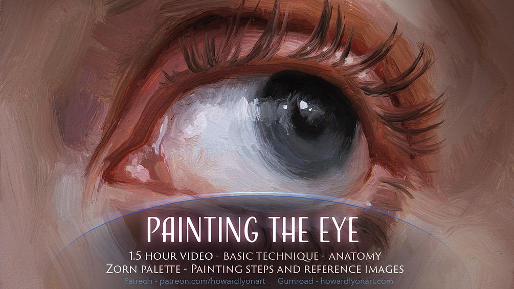 Painting the Human Eye and Oil Painting Tips