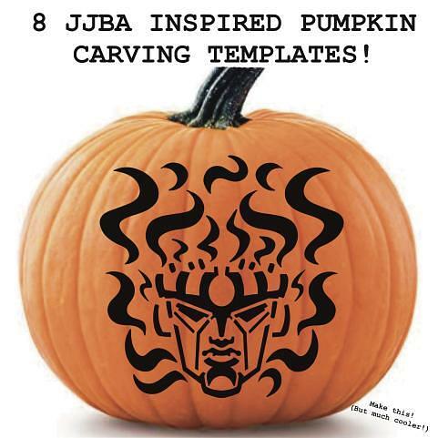 JJBA Thriller Zine - Jack'O'Lantern Templates