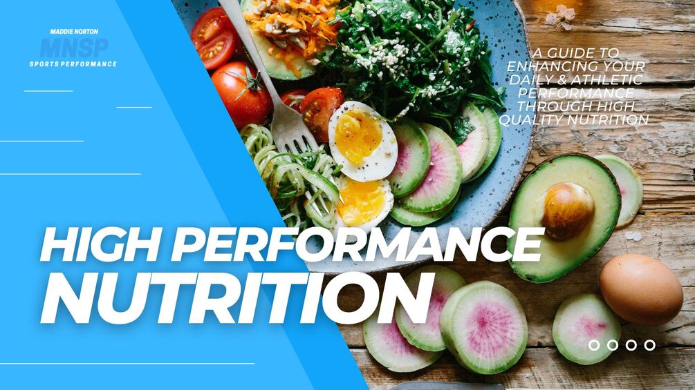 High Performance Nutrition