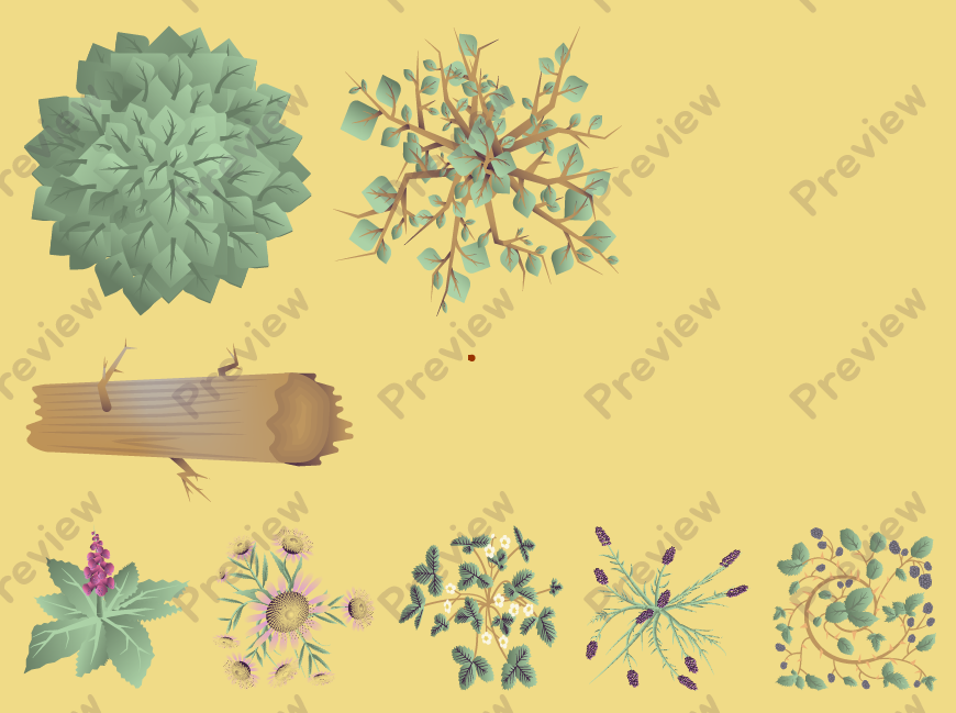 Vector Vegetation Pack