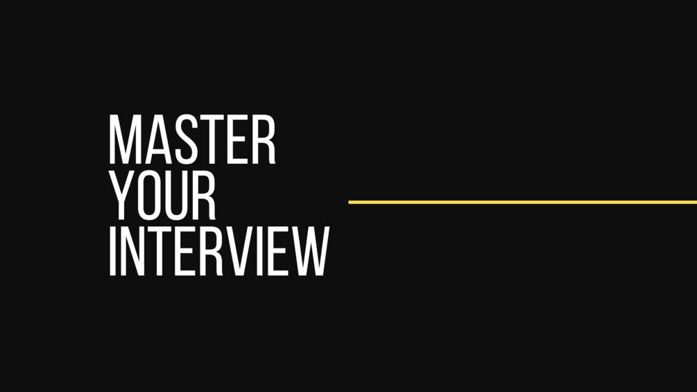 Technical Interview Preparation Template