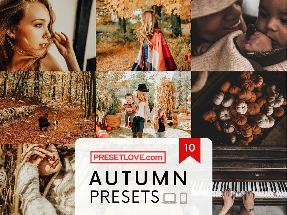Premium Autumn Collection by PresetLove - 14 Fall Presets for Mobile ...