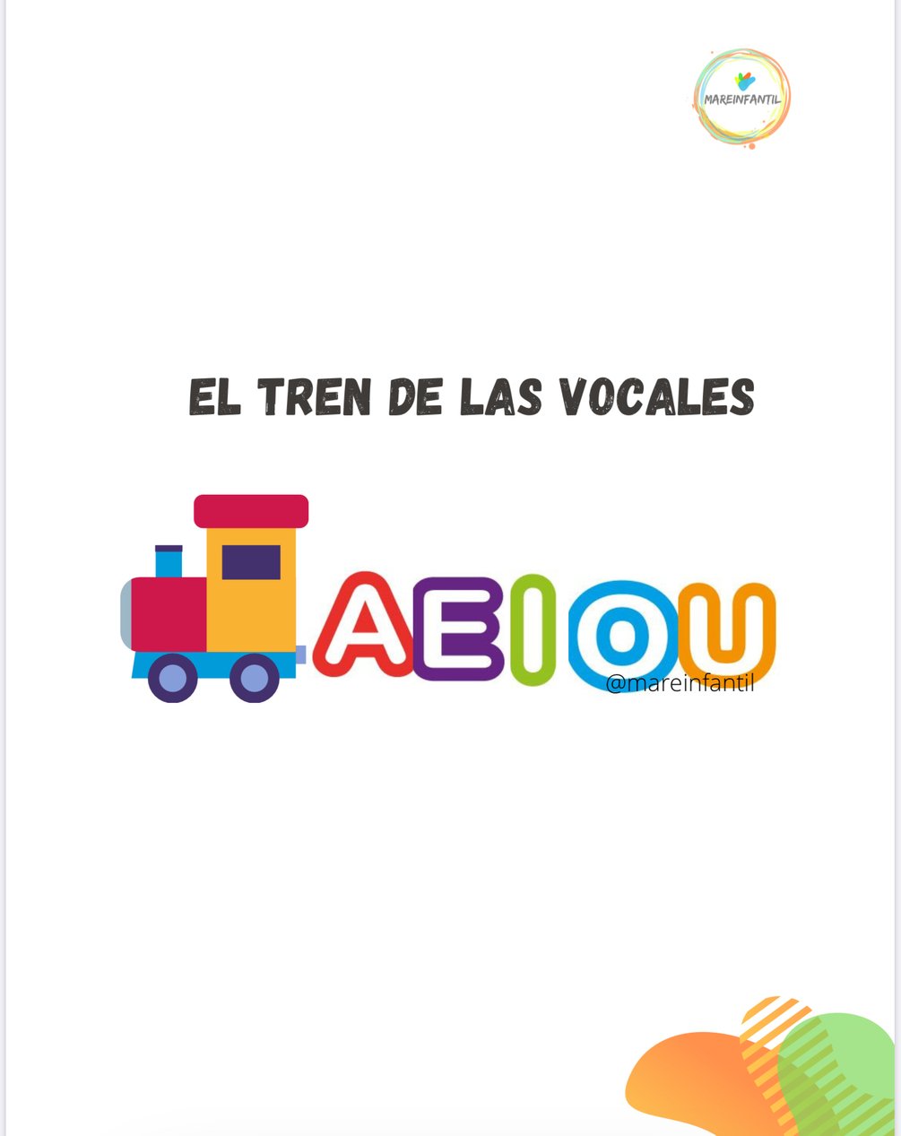 El tren de las vocales