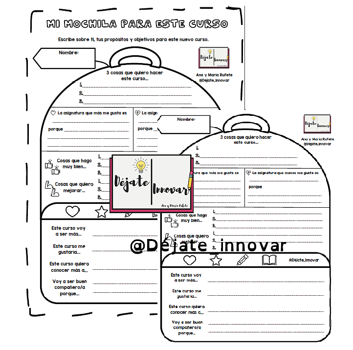 Mi mochila para este curso (español)