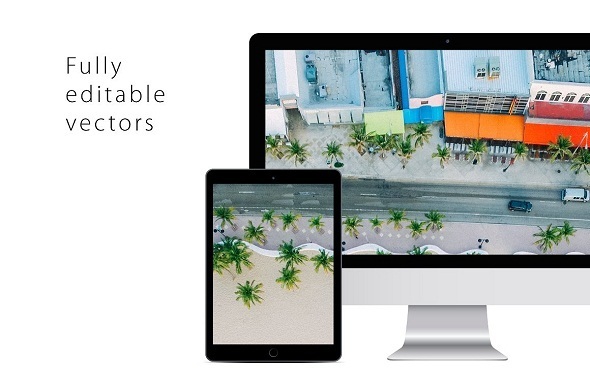 9 Vector device mockups