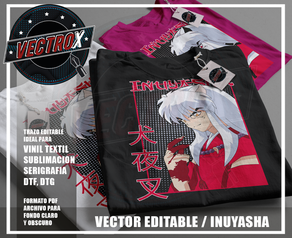 Vector Editable - Inuyasha