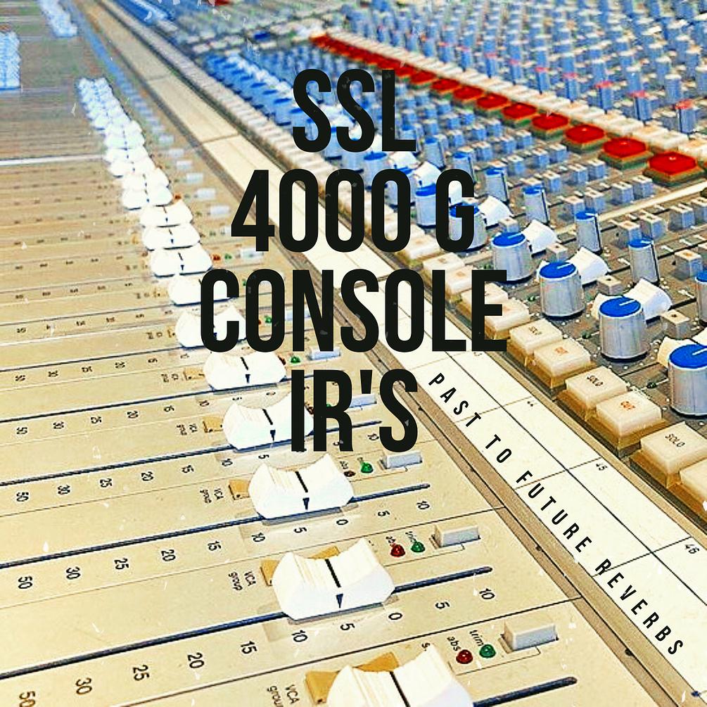 SSL 4000 G CONSOLE IR'S!