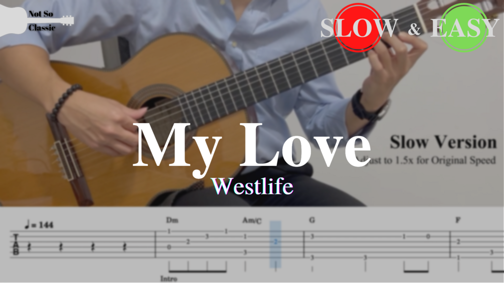 My Love - Westlife | Guitar Tab