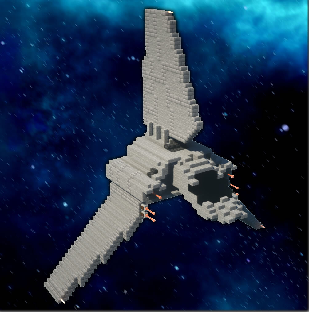 Minecraft Star Wars Lambda-class Shuttle