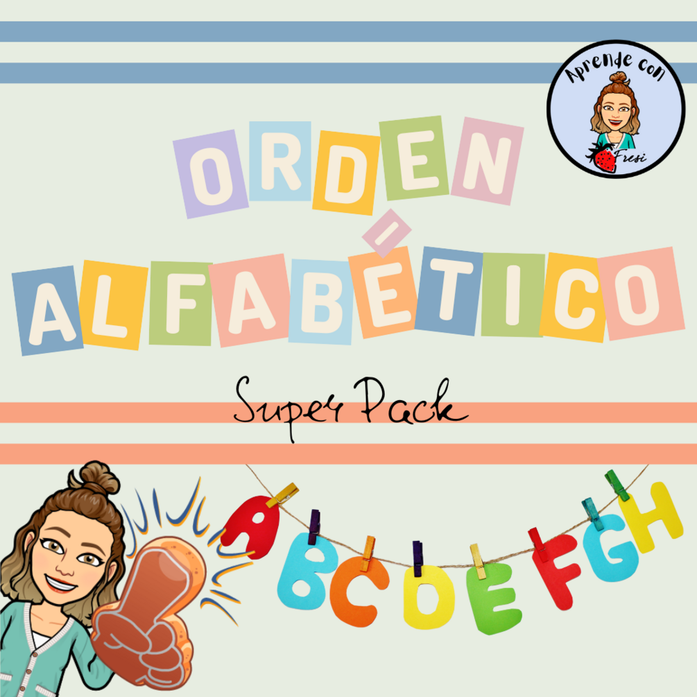 SUPER PACK Orden Alfabético