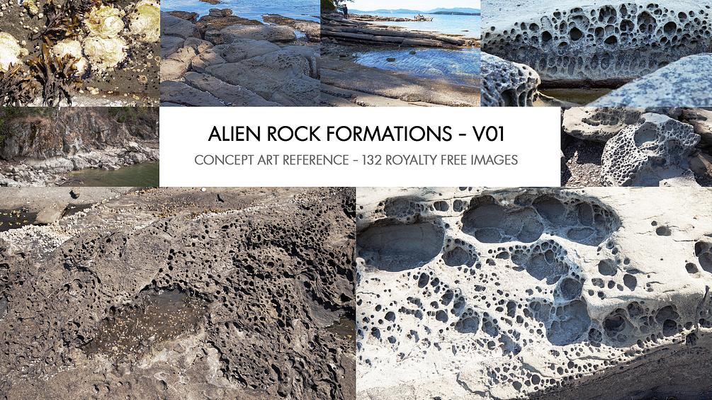 ALIEN ROCK FORMATIONS - V01