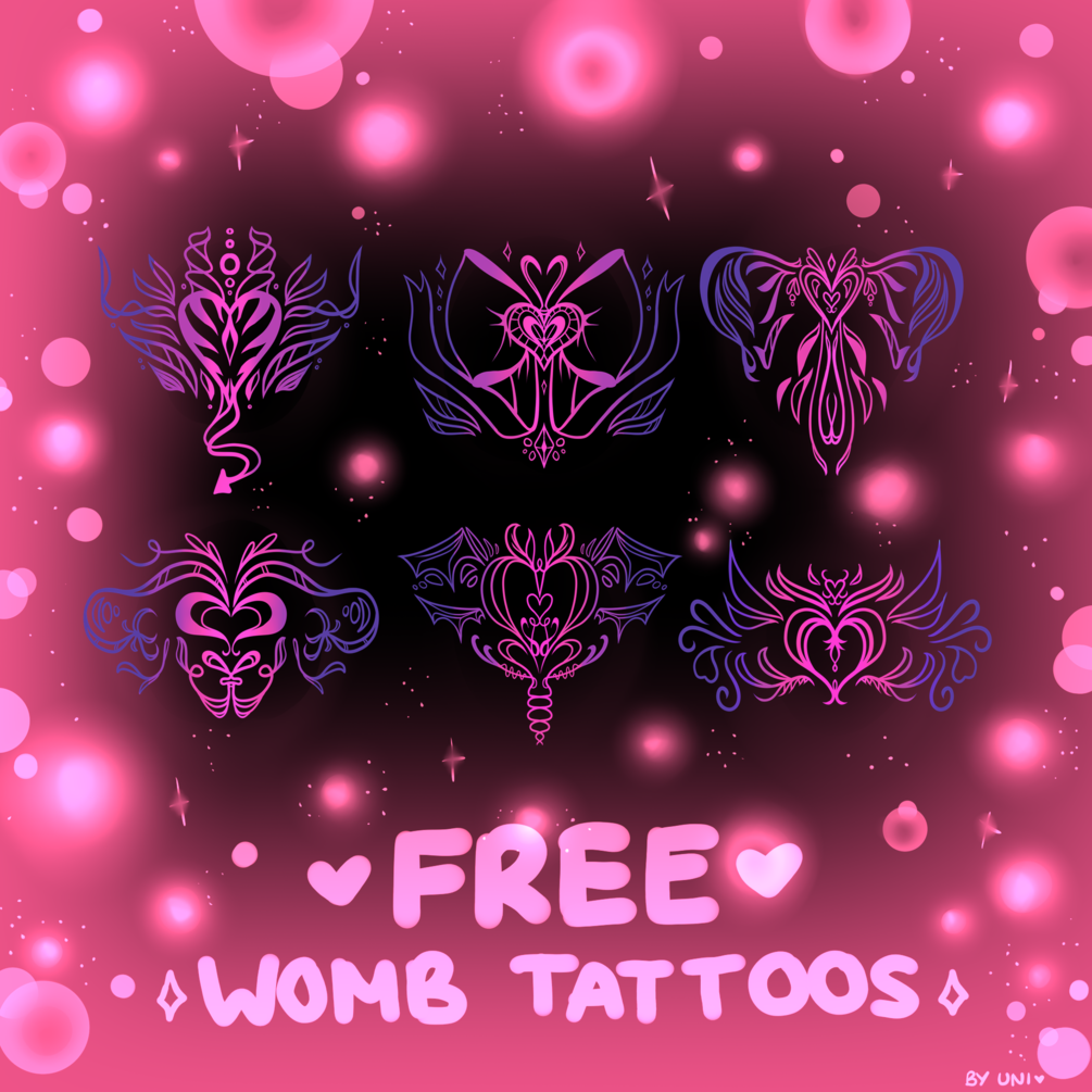 Sensuous Womb Tattoos ♡