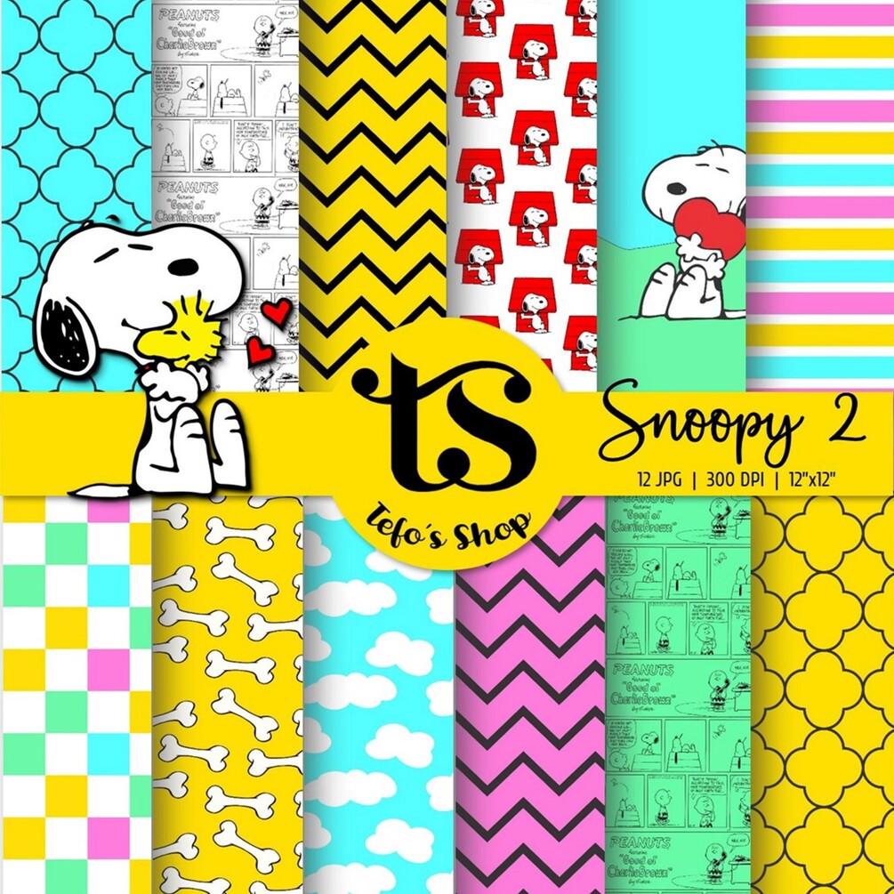 Snoopy 2 | Papeles digitales | Paper pack