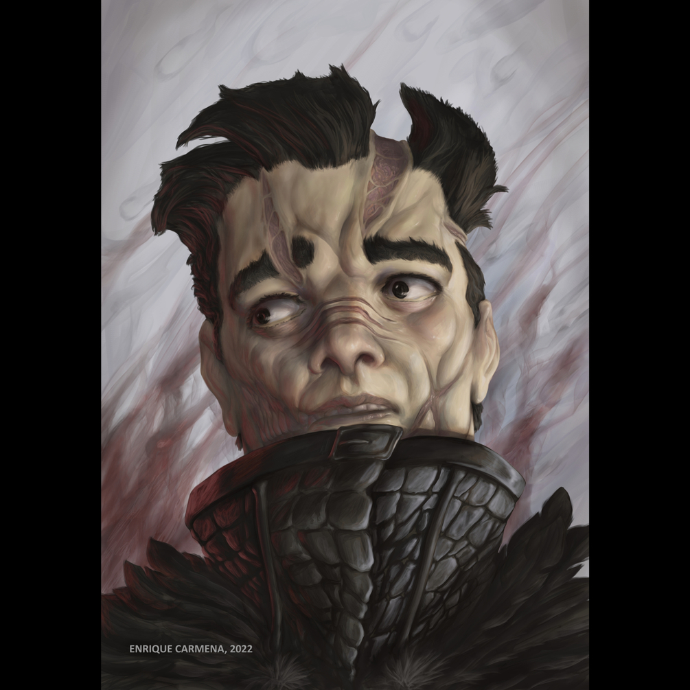 Gunther, Original Character Portrait + Video Process and Source Files