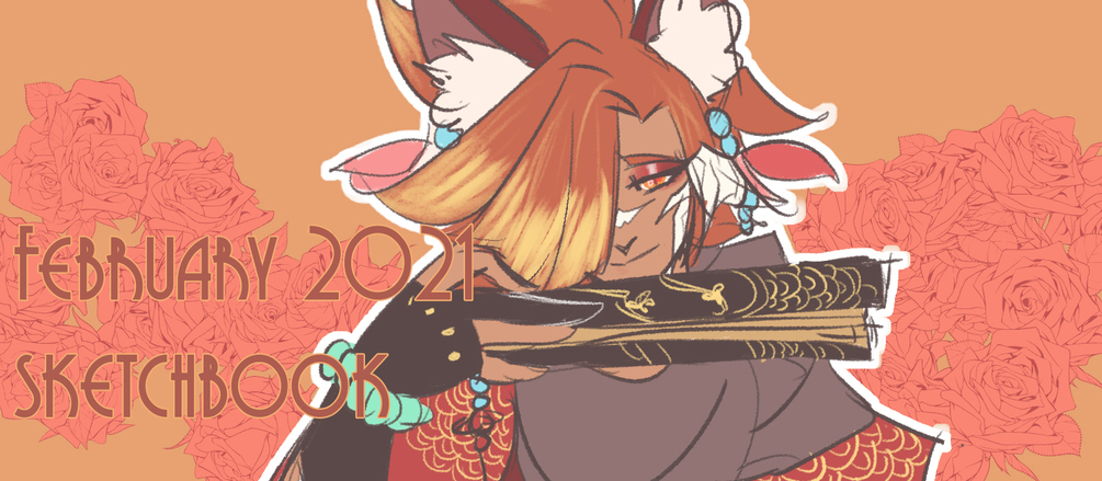 February 2021 Sketchbook with NSFW extras