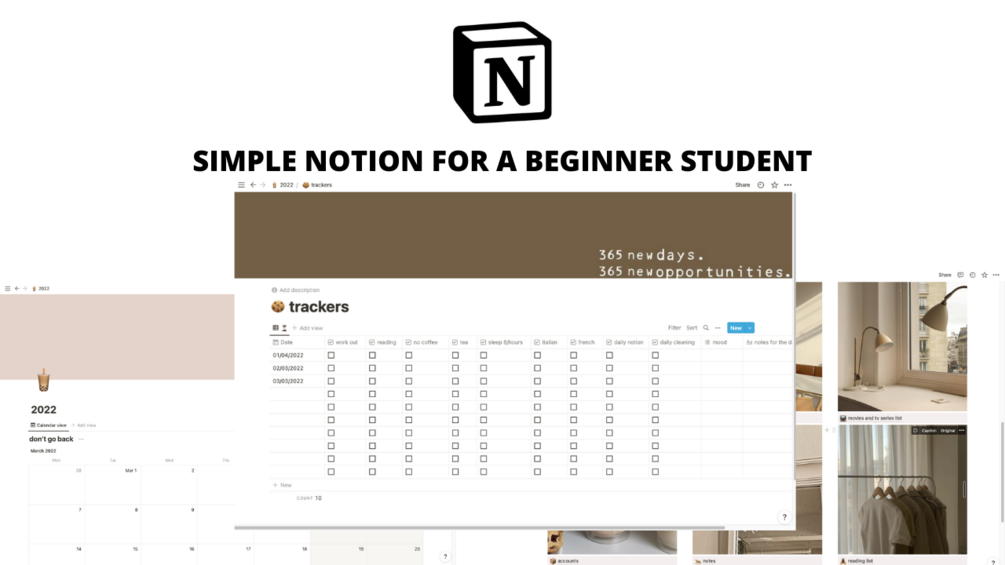 simple notion for a beginner student