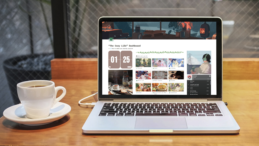 The Cozy Life Ultimate Dashboard - Notion Template