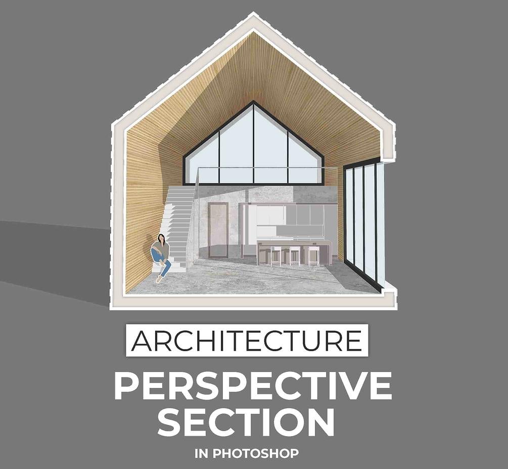 Perspective Section Render in Photoshop