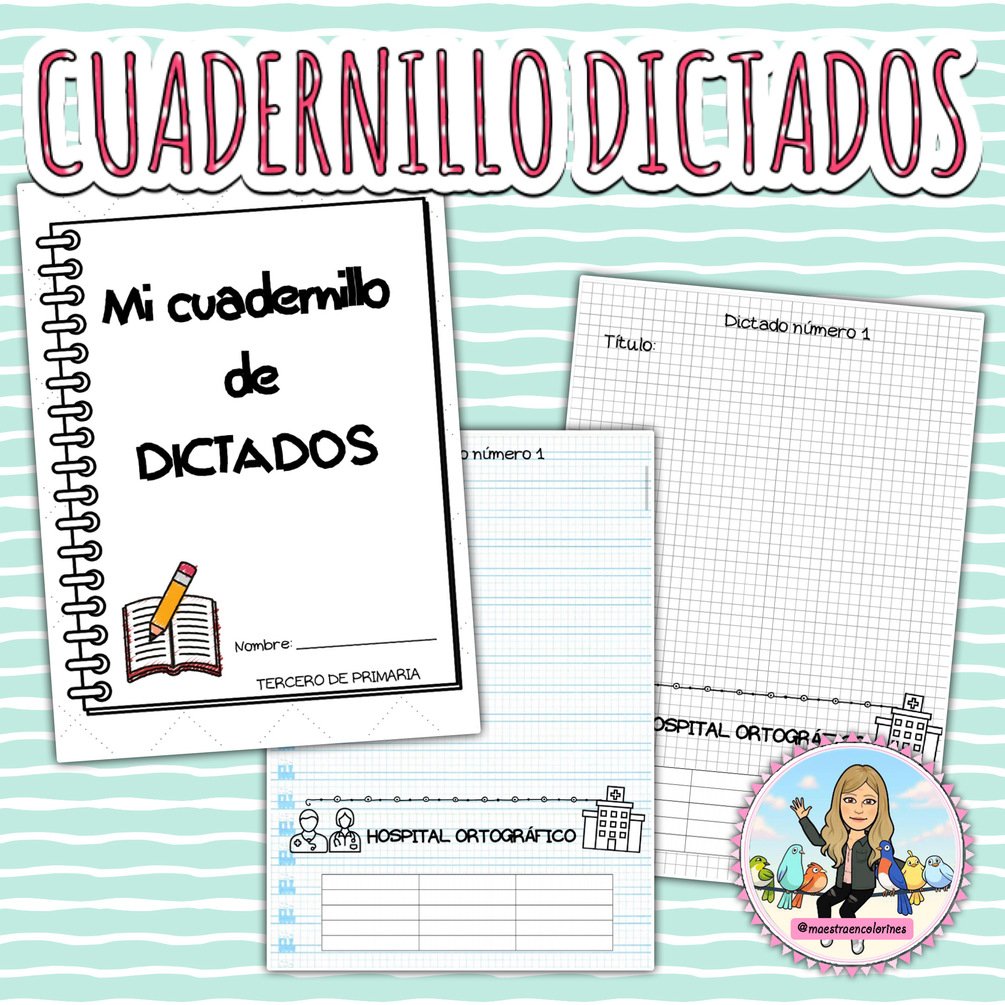 Cuadernillo dictados CUADRÍCULA.