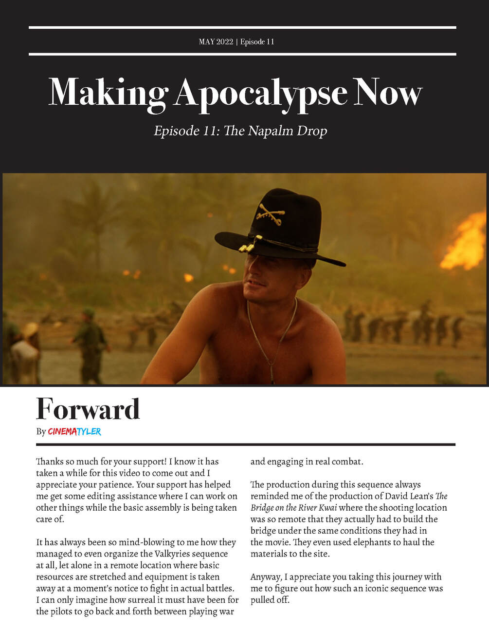 [Companion PDF] Making Apocalypse Now - Episode 11: The Napalm Drop