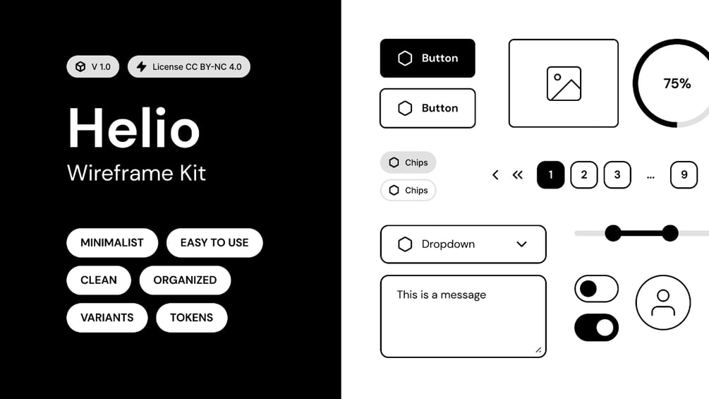 Helio - Wireframe Kit