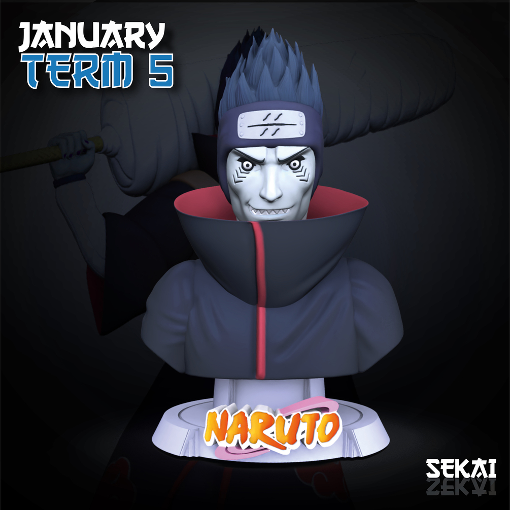 Kisame Bust - Sekai 3D Models - Tested and Ready for 3D printing