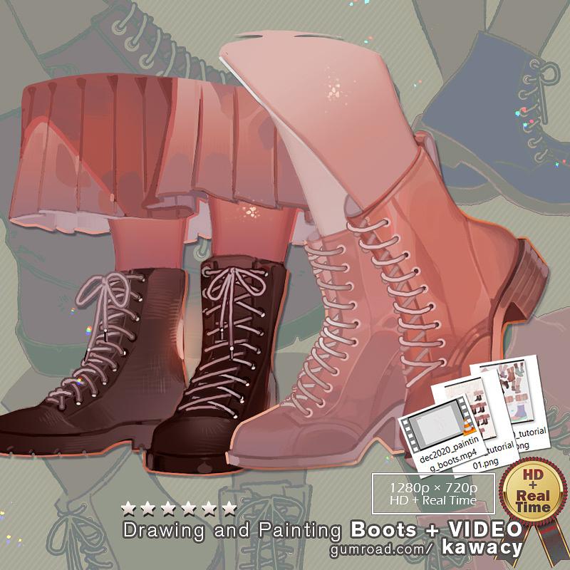 Drawing and Painting Boots