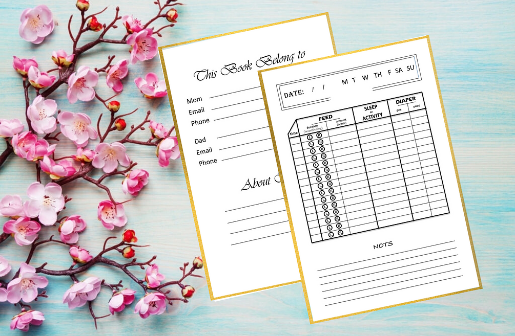 Simple Breastfeeding Log Book