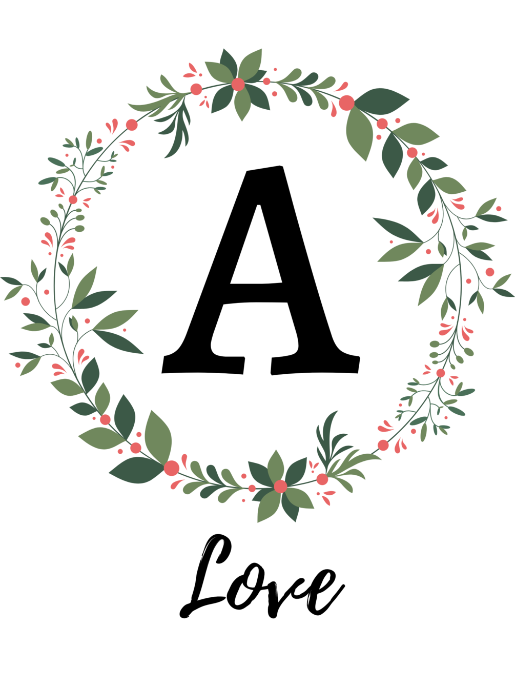 Decorative Letter Poster