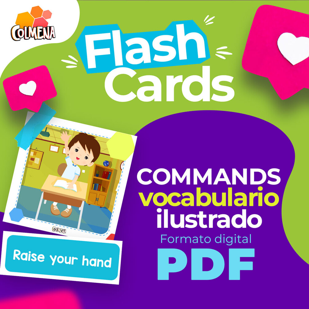 COMANDOS DE CLASE _Flash Card
