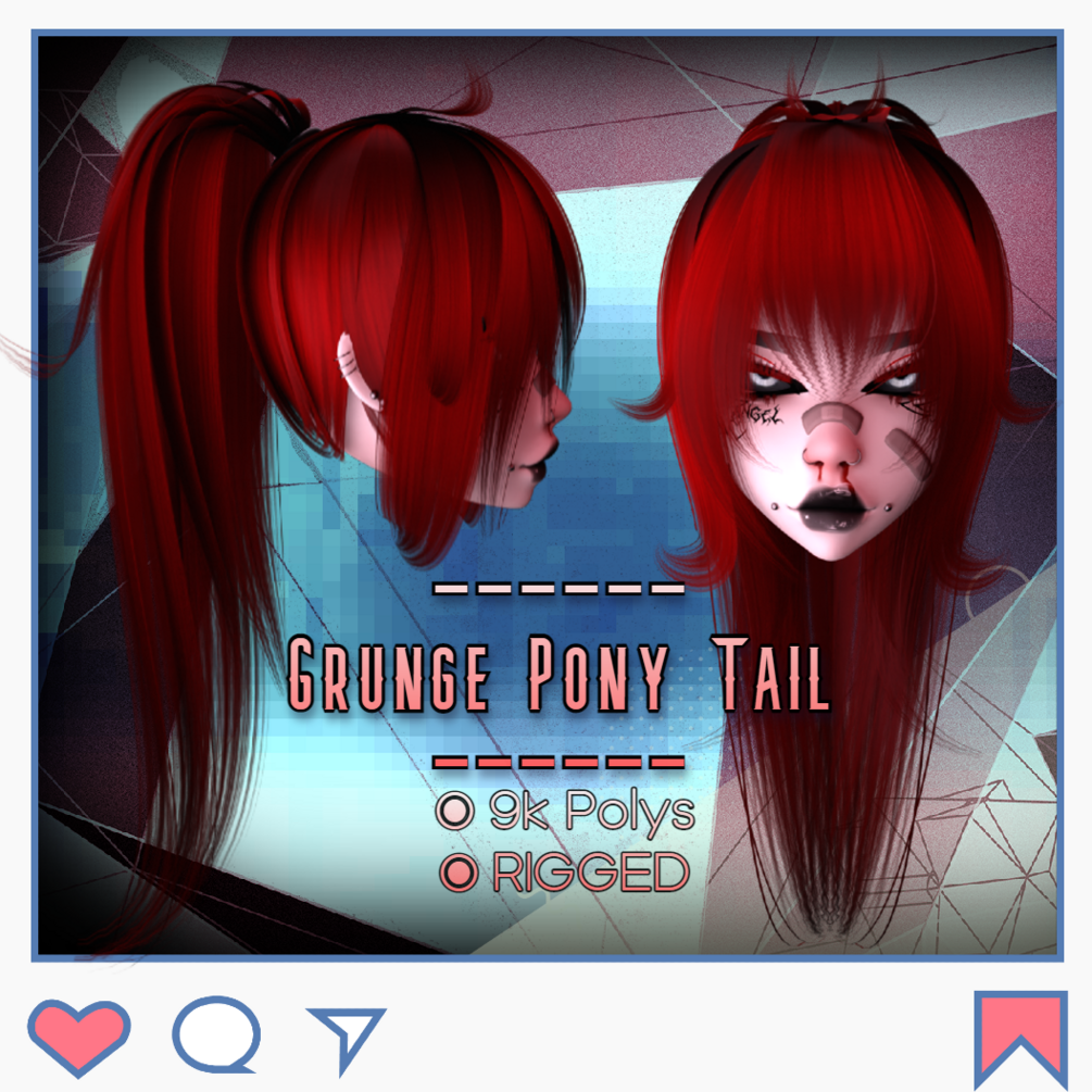 Grunge Ponytail Hair