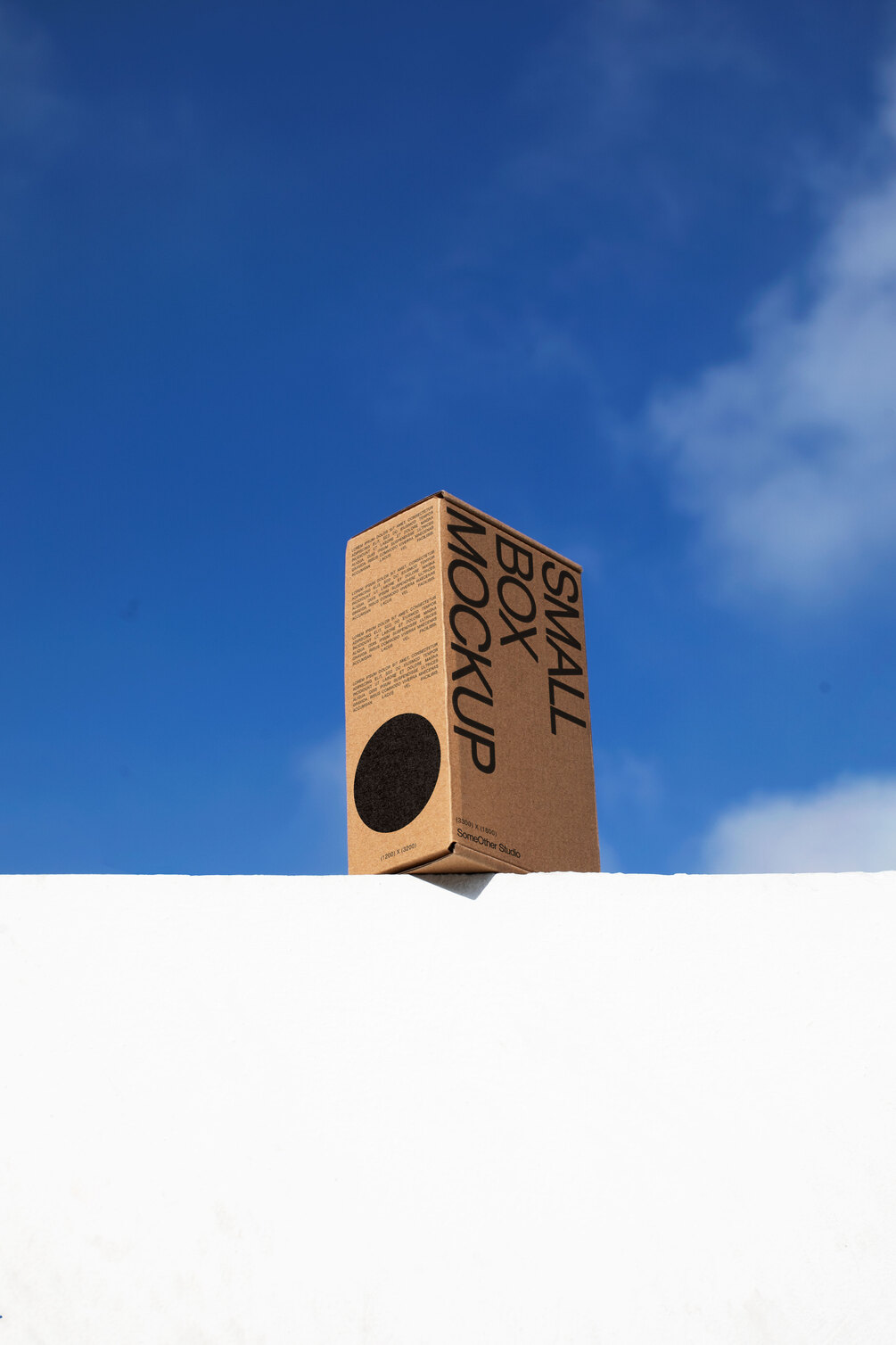 Sky Small Box Mockup