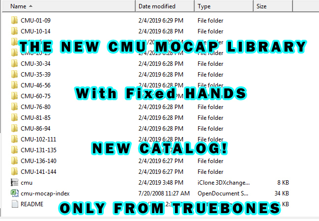 FREE "CMU MOCAP DATABASE" FIXED and Converted to i-Clone 7, Only from ...