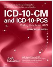 AHA ICD-10 & ICD-10 PCS handbook (50% discount price)