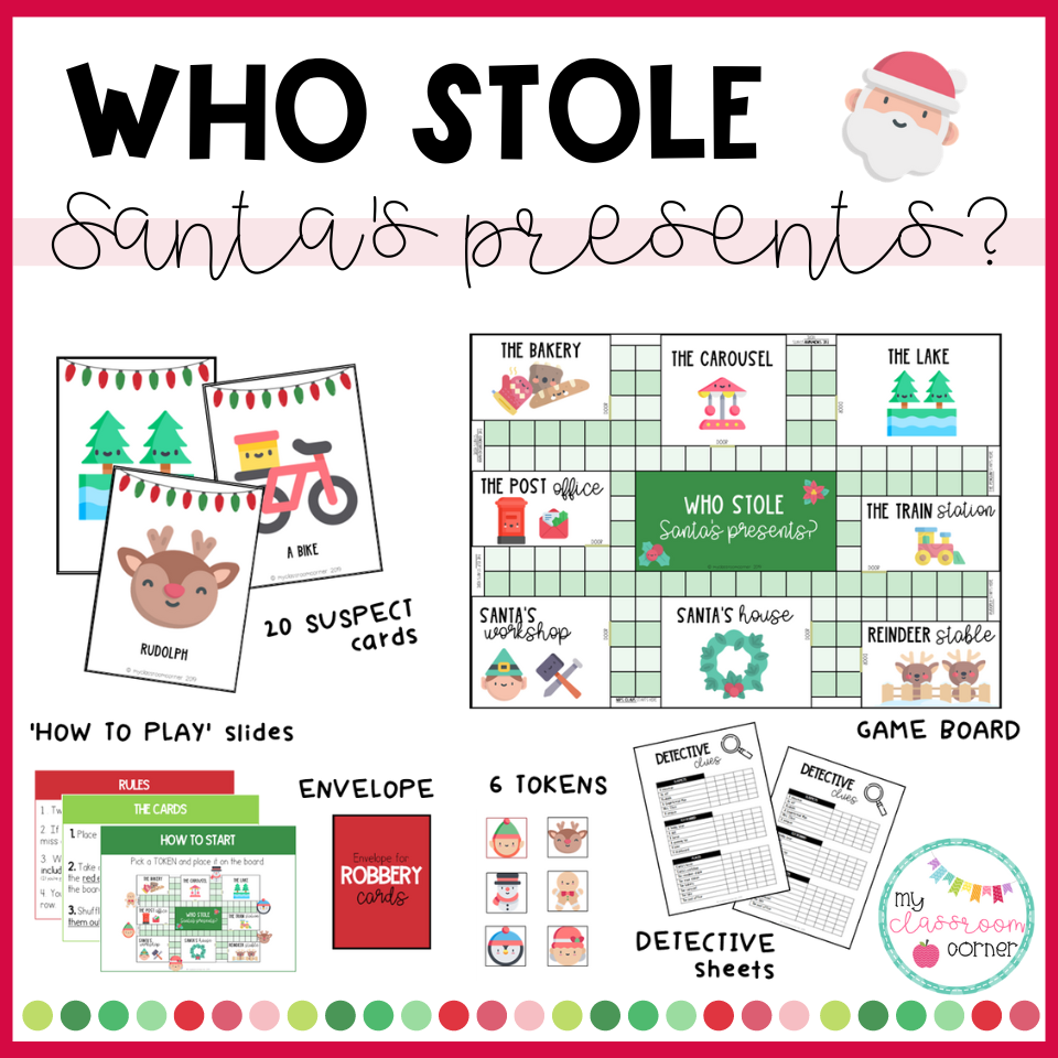 Who stole Santa's presents? - Christmas CLUEDO