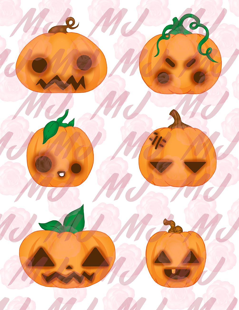 Pumpkin Stickers!