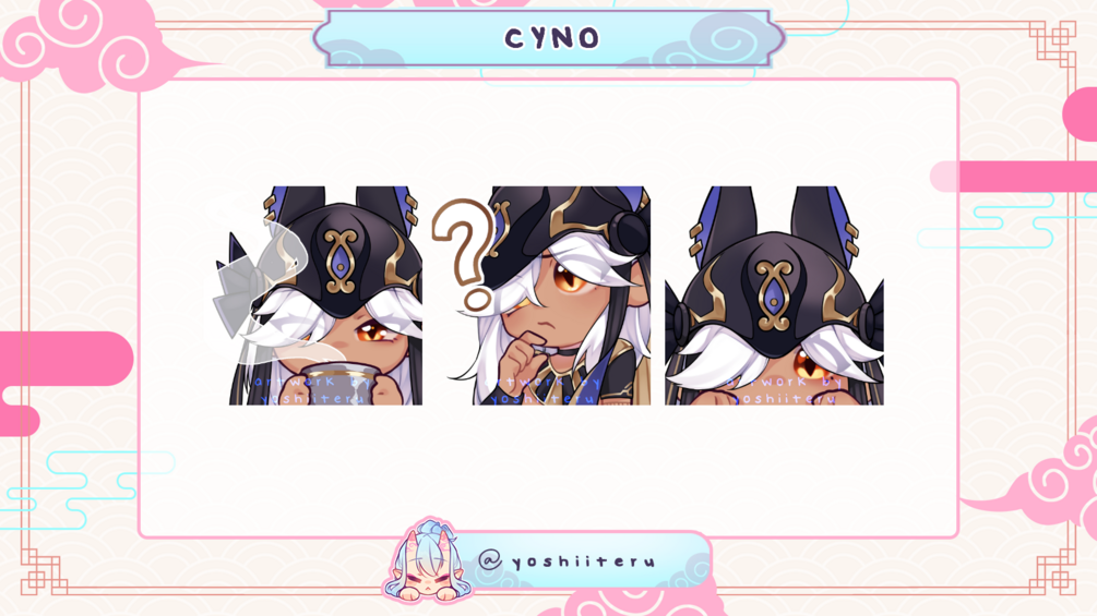 Cyno (Genshin Impact) Emotes