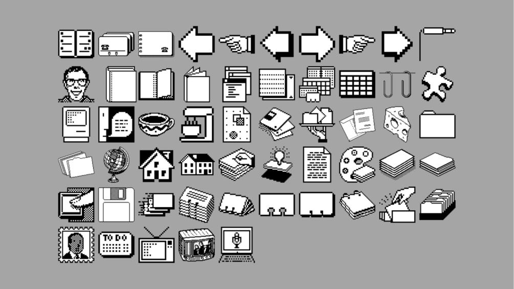 HyperCard OS Icons & Graphics Pack (for Notion)