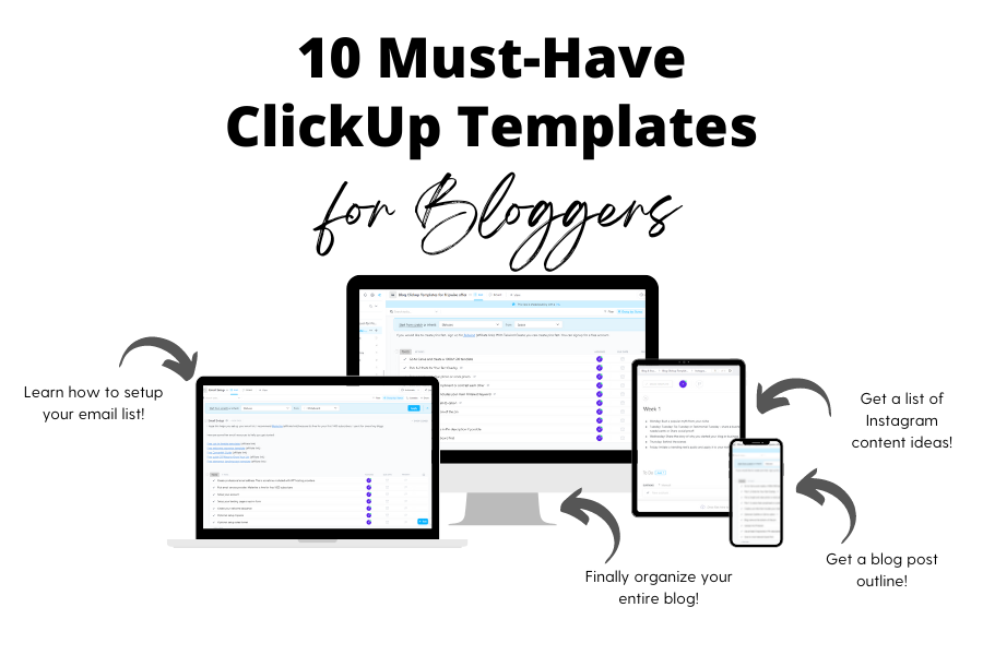 10 Must-Have ClickUp Templates for Bloggers