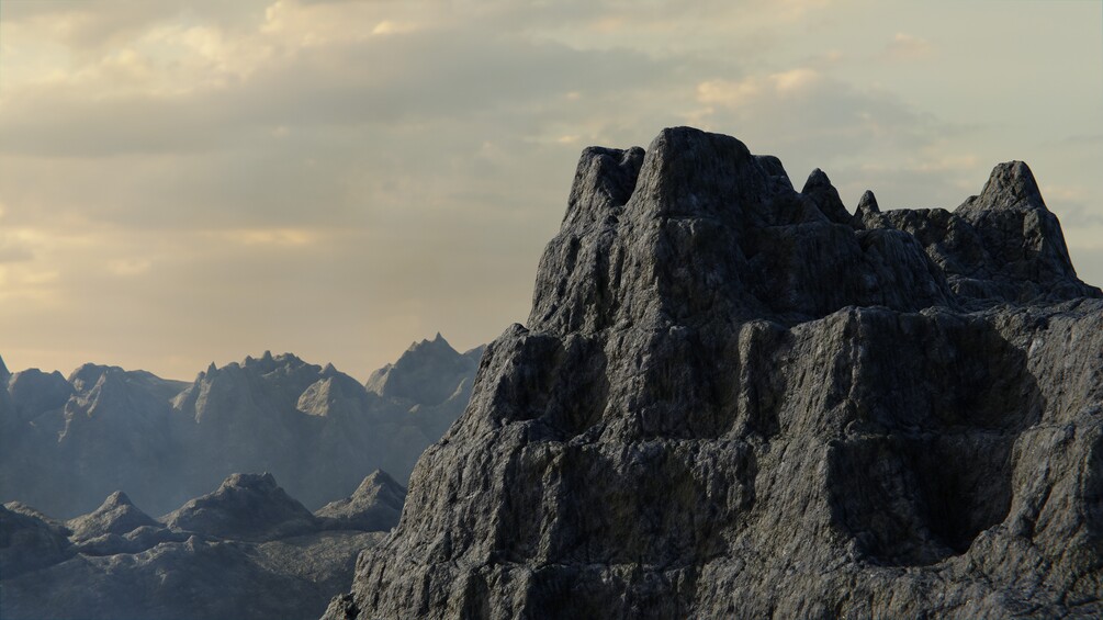 Realistic Rocky Mountains (Project Files)