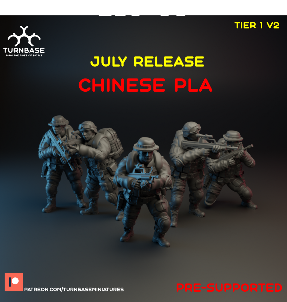 TurnBase Miniatures: Wargames- Chinese PLA
