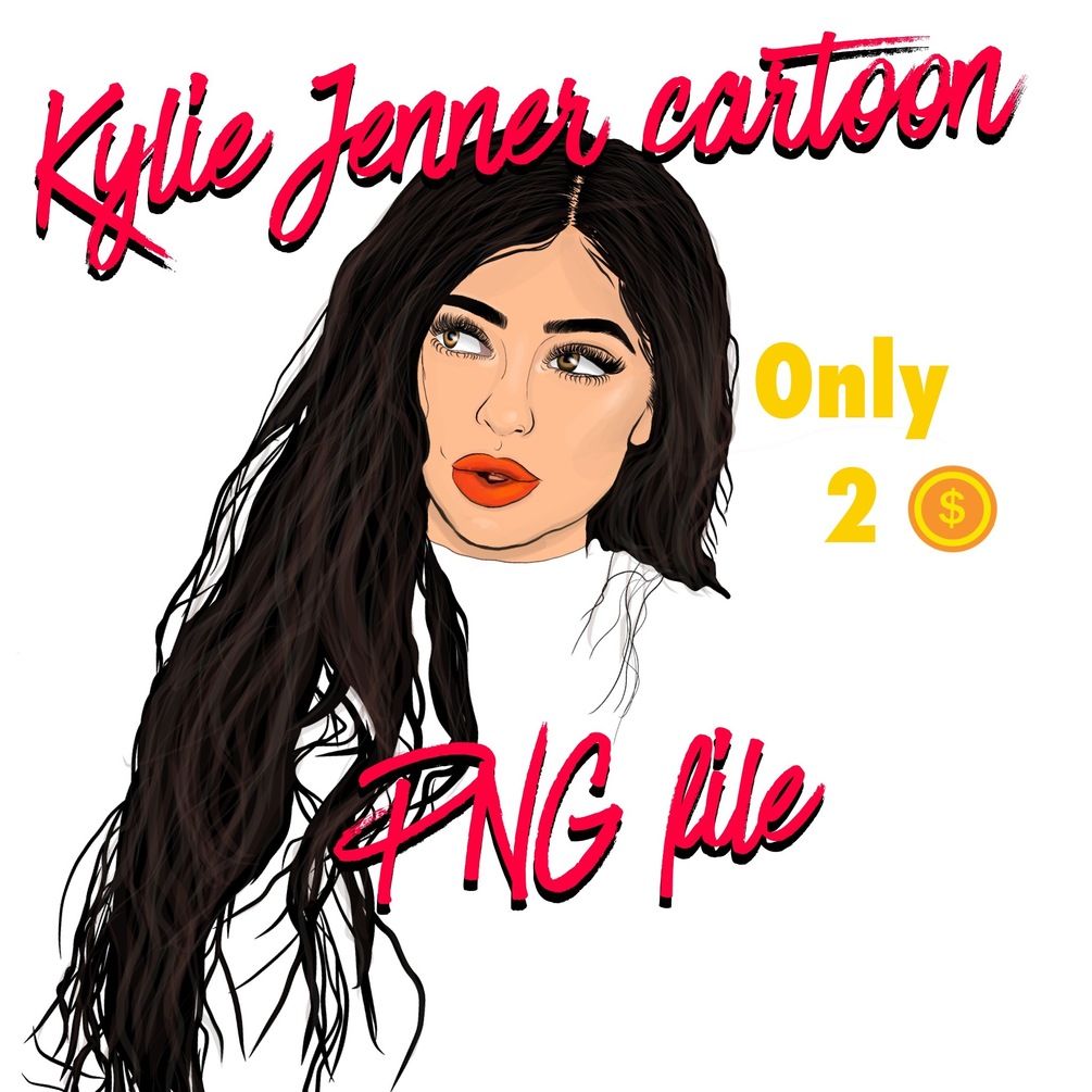 Kylie Jenner cartoon PNG